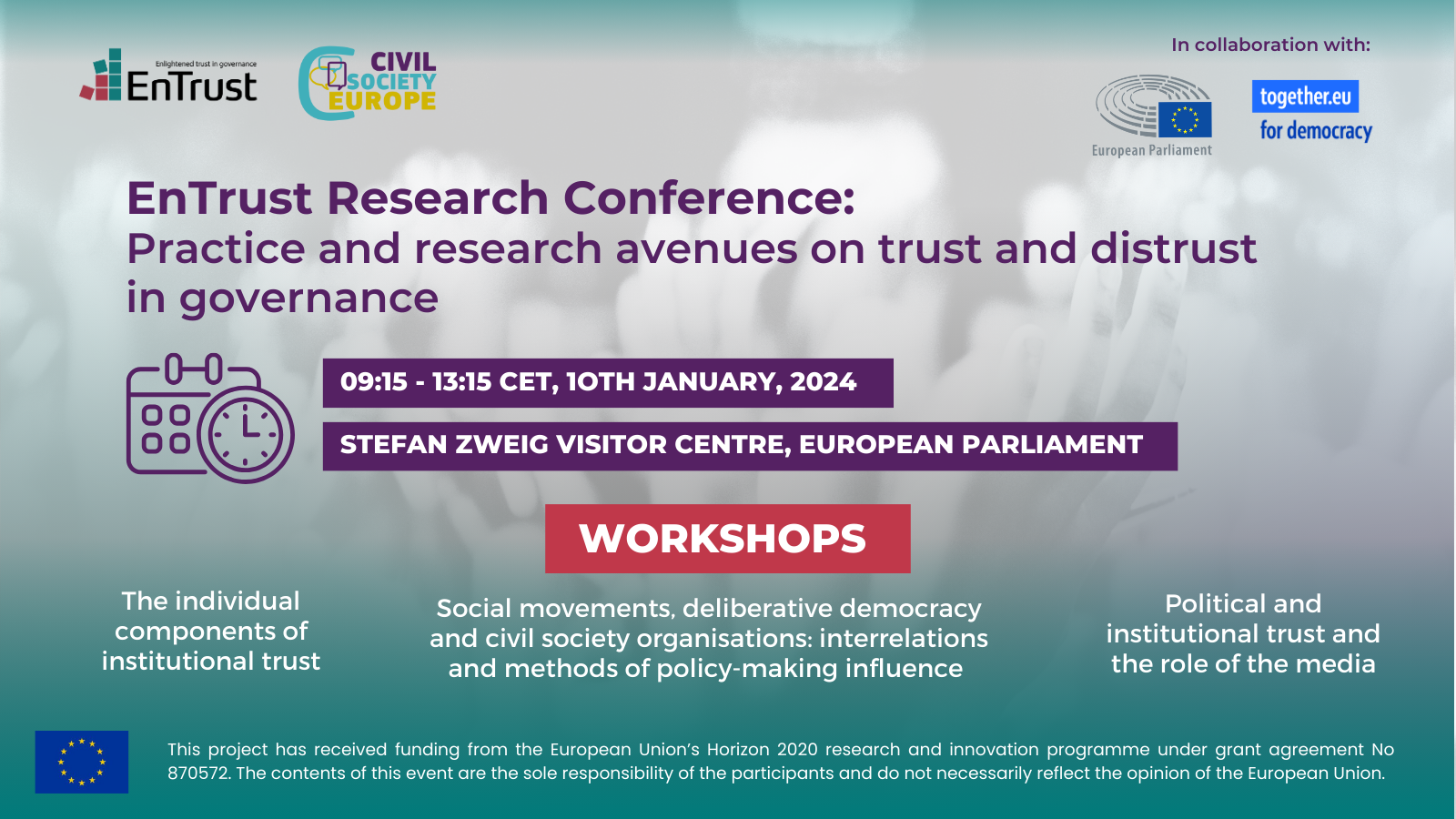 EnTrust Research and Final Conferences – Civil Society Europe