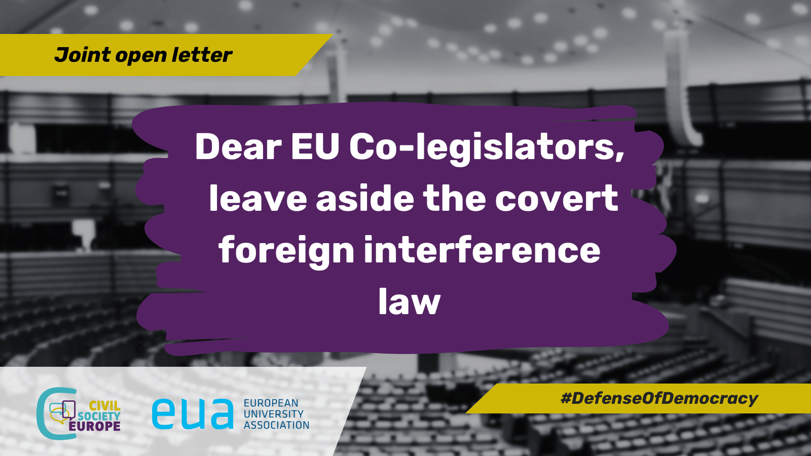 Press releases & news – Civil Society Europe