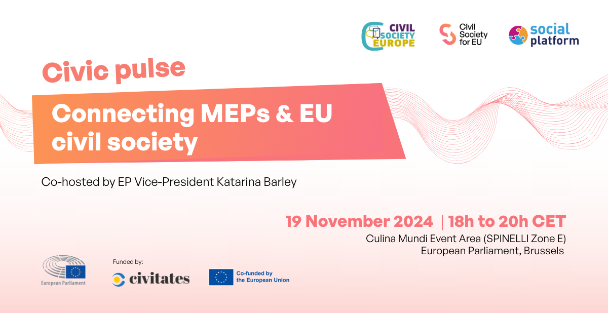 Events & Meetings – Civil Society Europe